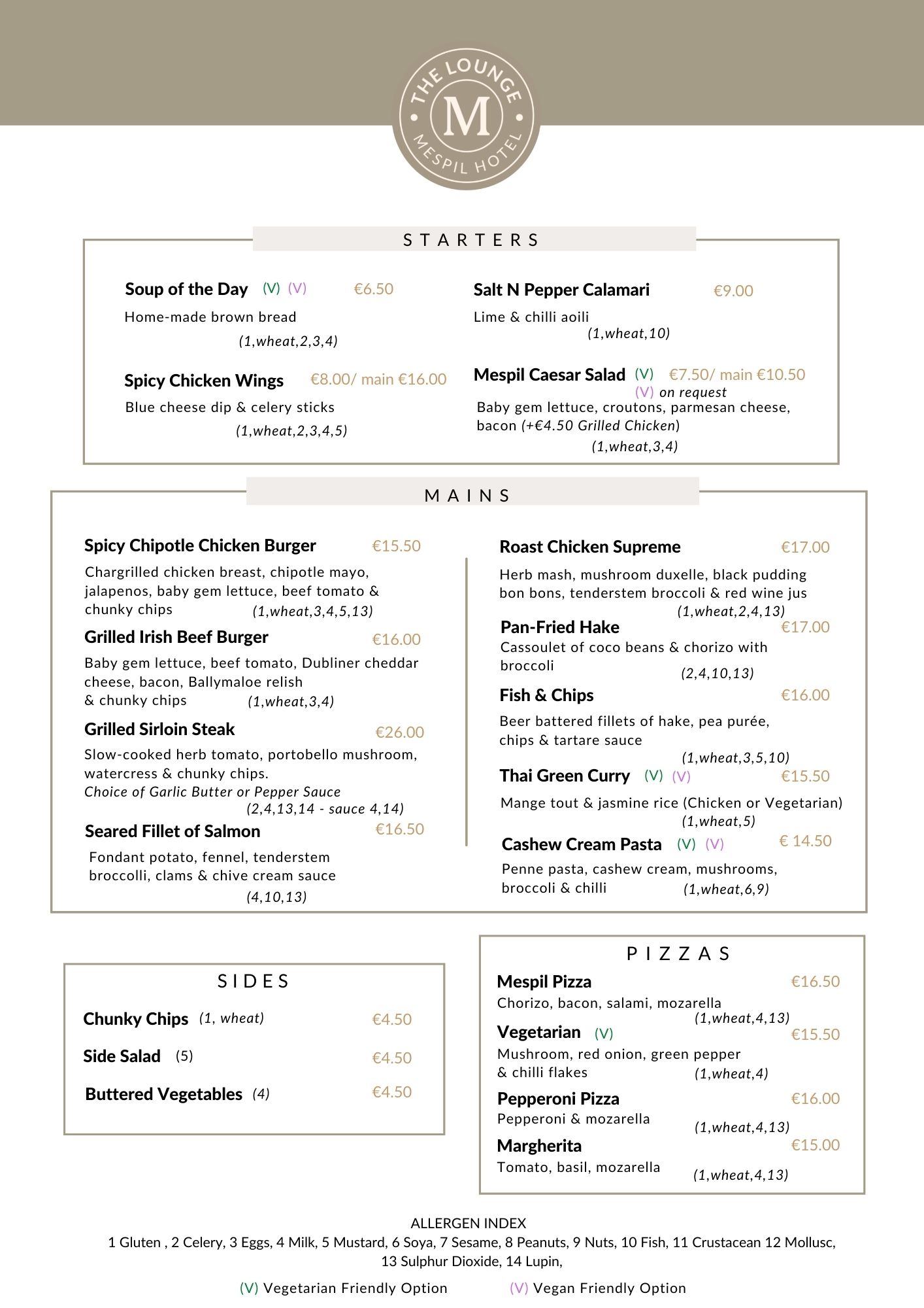 The Lounge - Bagott Street Restaurant | Mespil Hotel Dublin